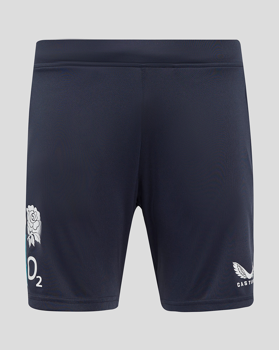 Men’s England Rugby 25/26 Performance Knit Shorts with Pockets – Inkwe